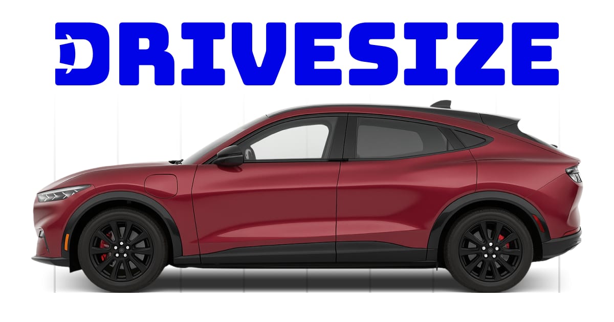 2021 Ford Mustang Mach‑E dimensions & size guide | DriveSize